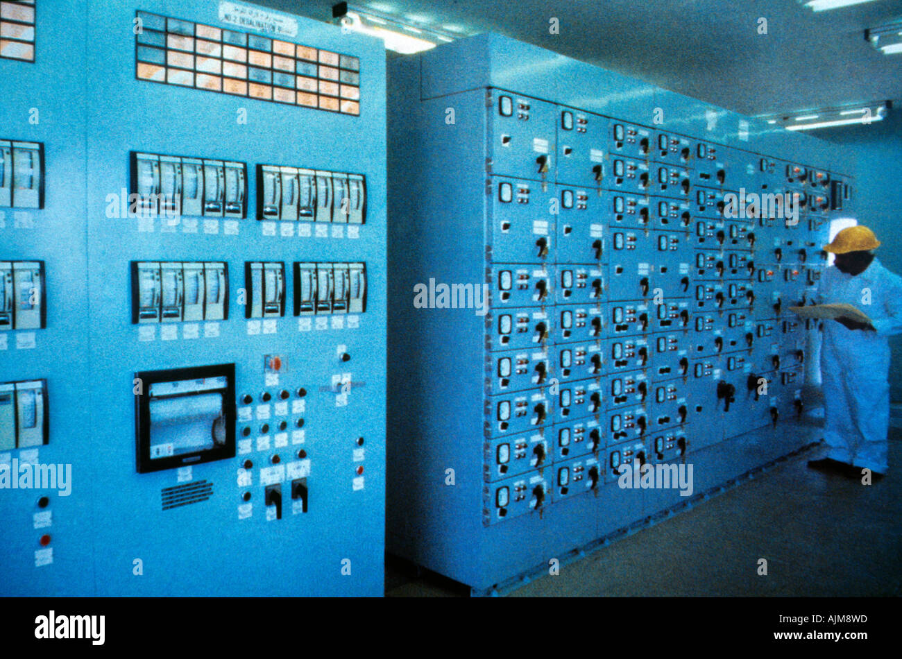 Jeddah Saudi Arabia Desalination Plant Control Room Stock Photo - Alamy