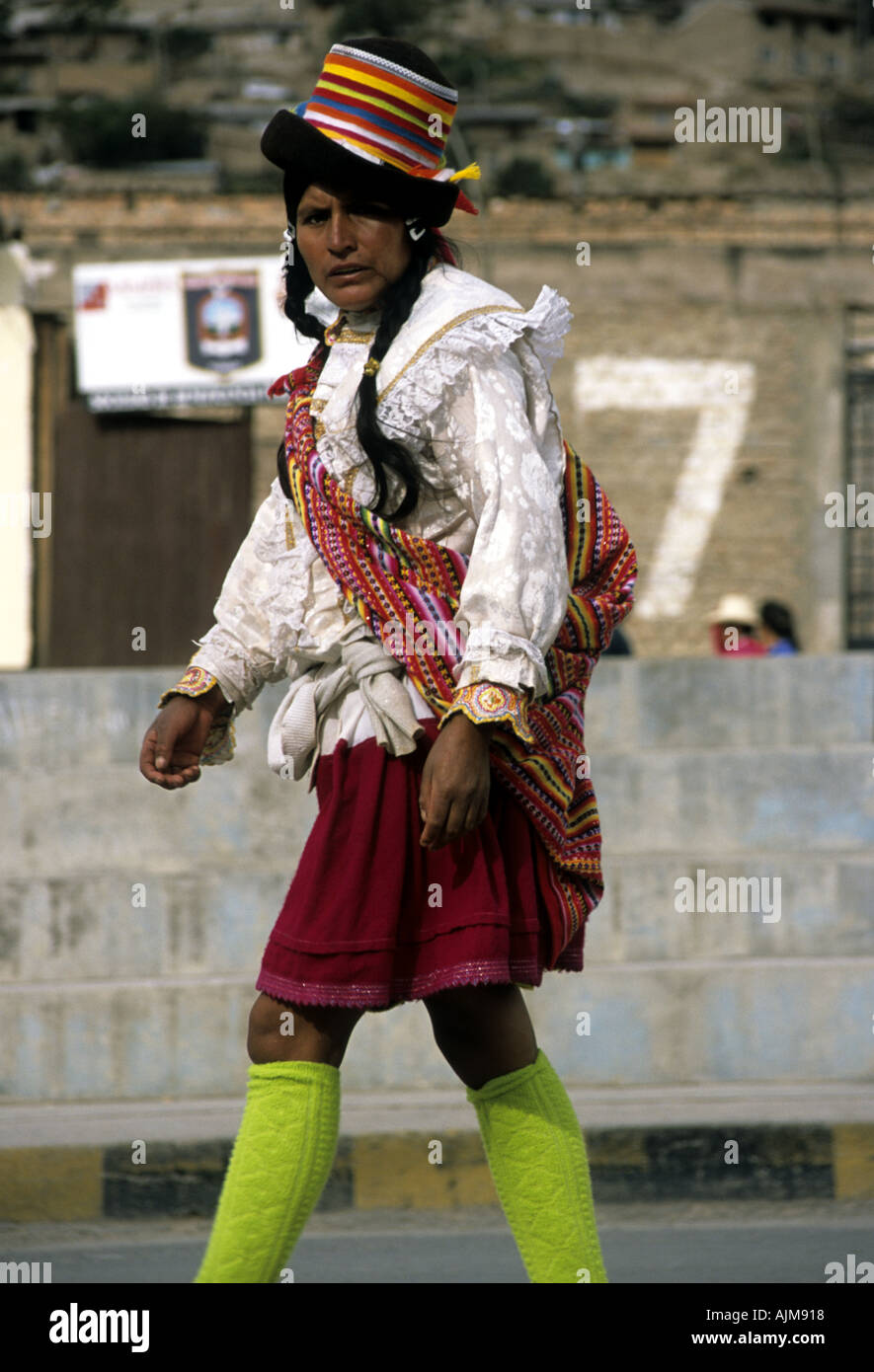 Peru Andes South America Latin America people Stock Photo - Alamy