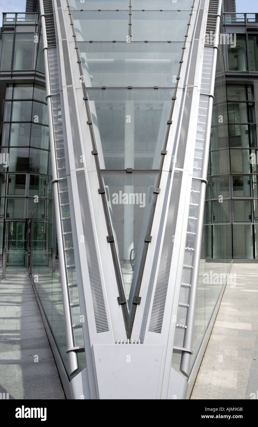 Glazed building in Cardinal Walk Victoria London Stock Photo - Alamy