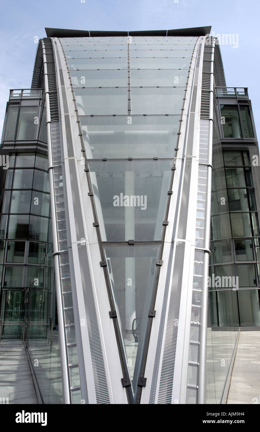 Glazed building in Cardinal Walk Victoria London Stock Photo - Alamy