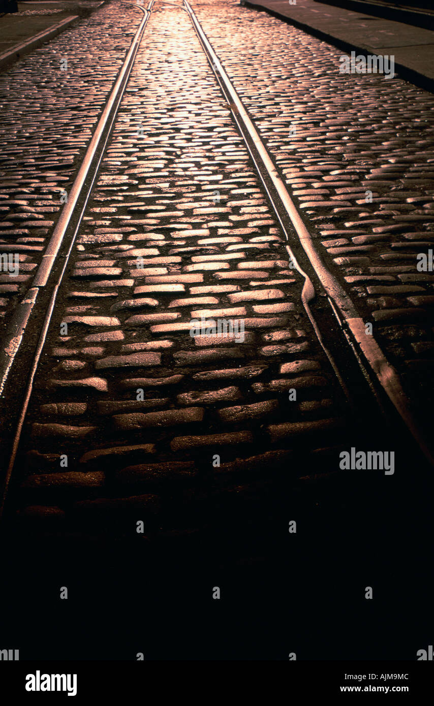 Trolley tracks hi-res stock photography and images - Alamy