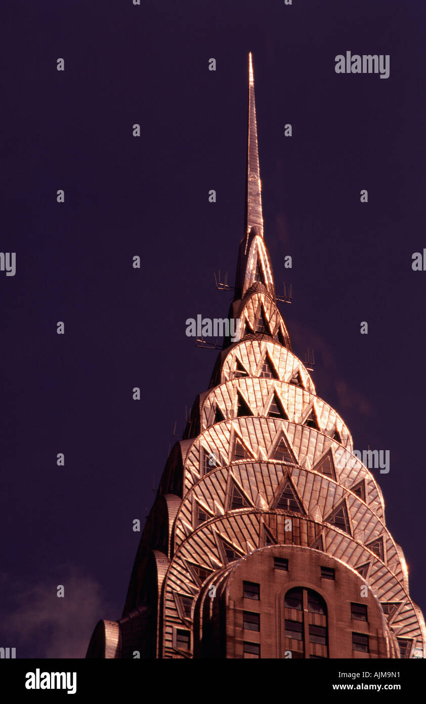 Chrysler building close up usa hi-res stock photography and images - Alamy