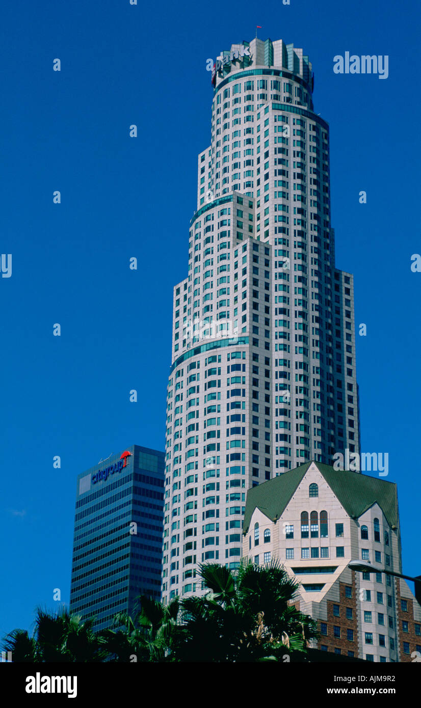 US Bank Tower Citigroup building and Millennium Biltmore Hotel Downtown ...