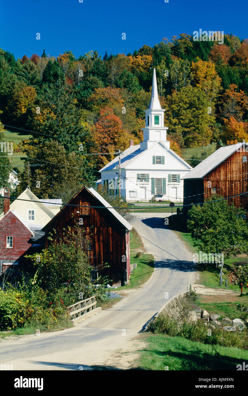 Village of waits river in vermont hi-res stock photography and images ...