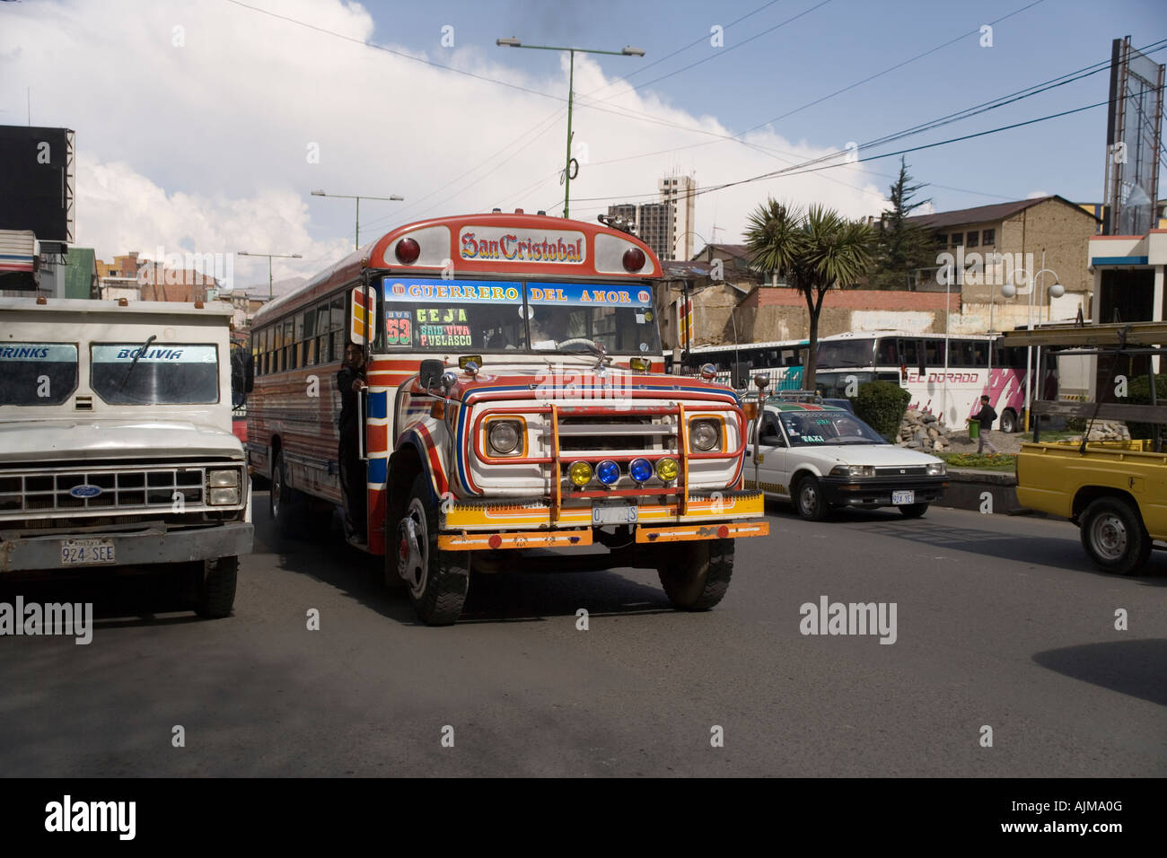 Micro bus bolivia hi-res stock photography and images - Alamy