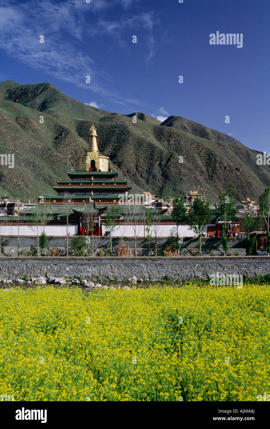Labrang Monastery in Xiahe, China Stock Photo - Alamy
