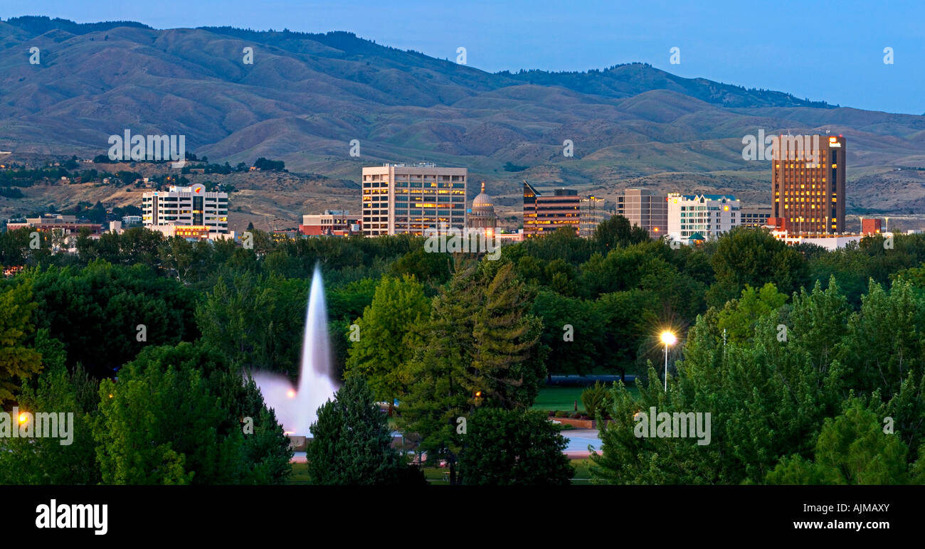 Buildings In Downtown Boise Idaho High Resolution Stock Photography and ...