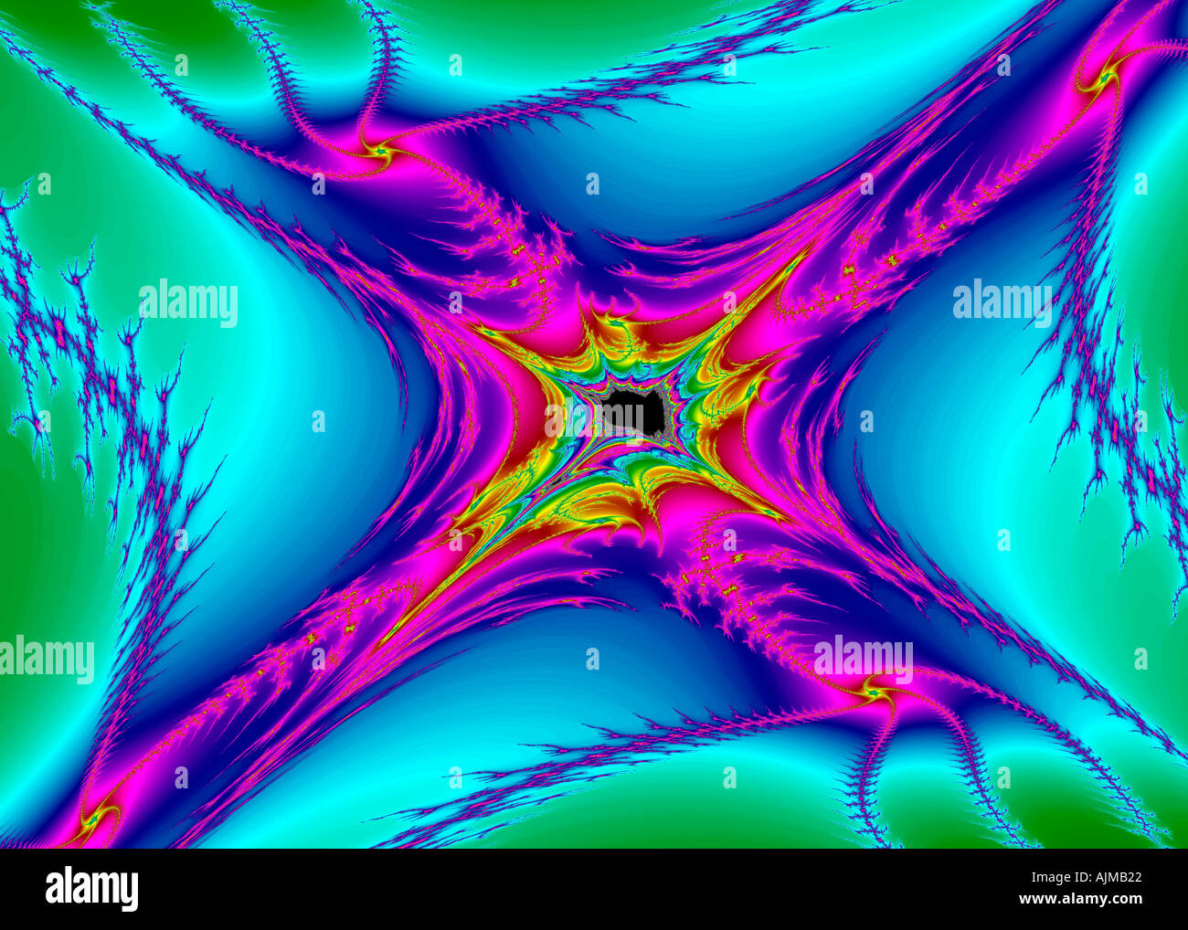 Representation of Complex Mathematical Iteration Stock Photo - Alamy
