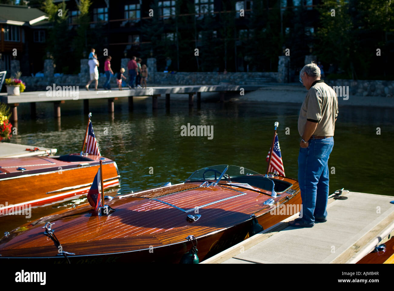 Idaho McCall The wooden boat show happens each summer on beautiful ...