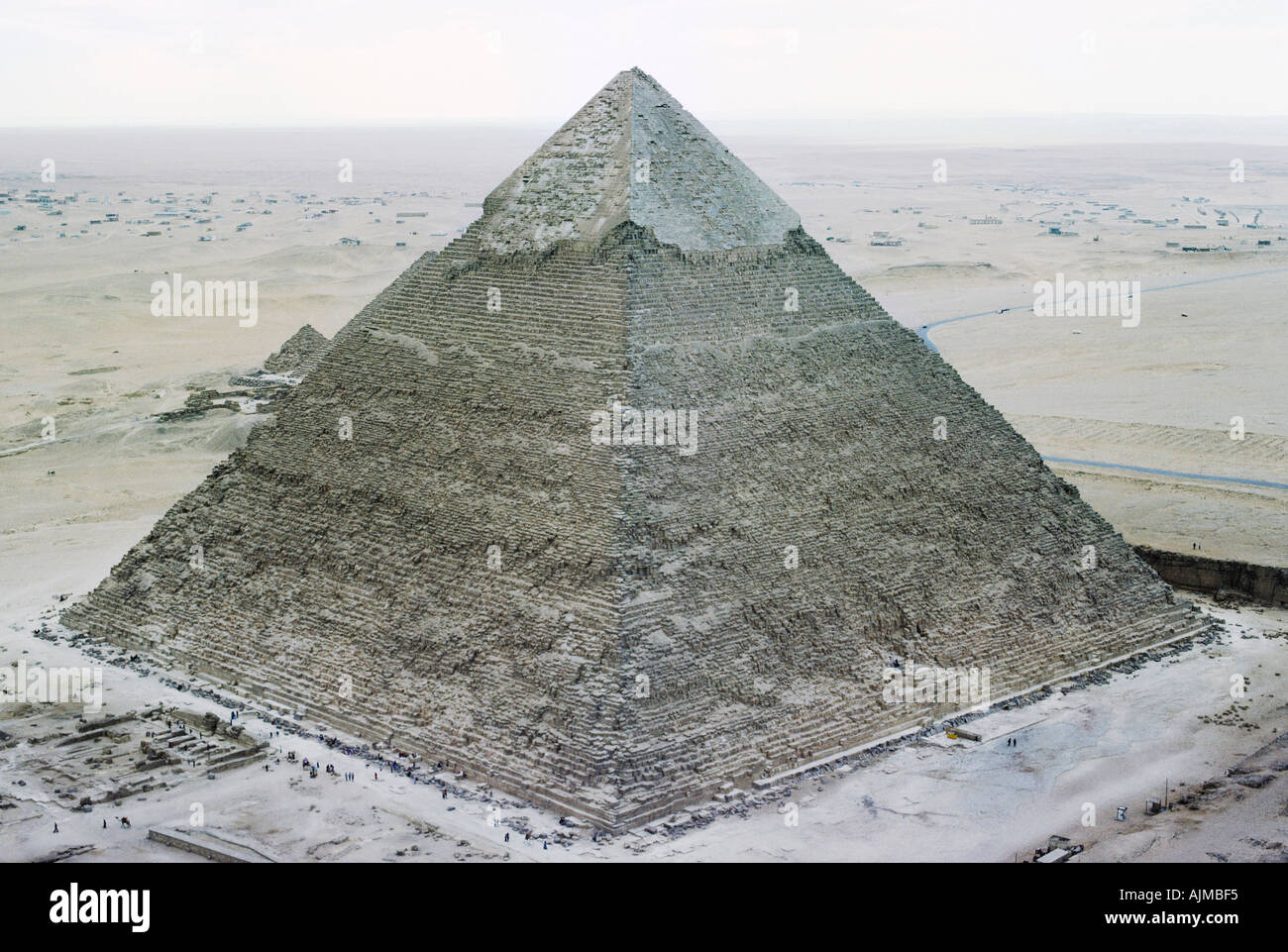 Pyramid of Chephren also Known as Khephren Rakhaef or Khafre at Giza ...