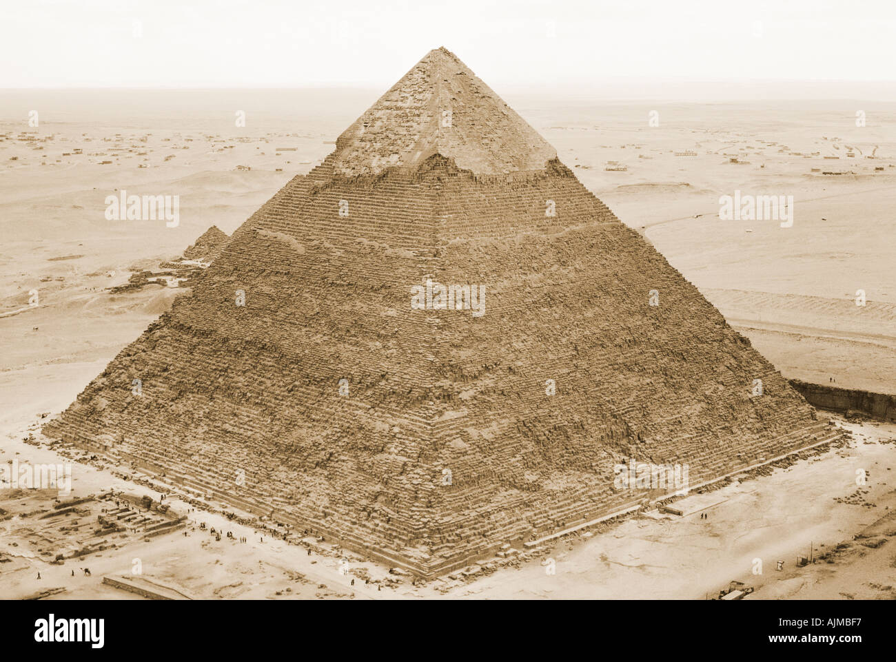 Pyramid of Chephren also Known as Khephren Rakhaef or Khafre at Giza ...