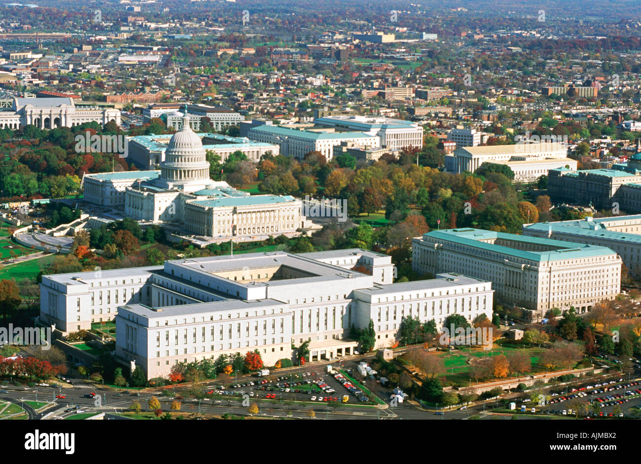 Washington dc capitol aerial hi-res stock photography and images - Alamy