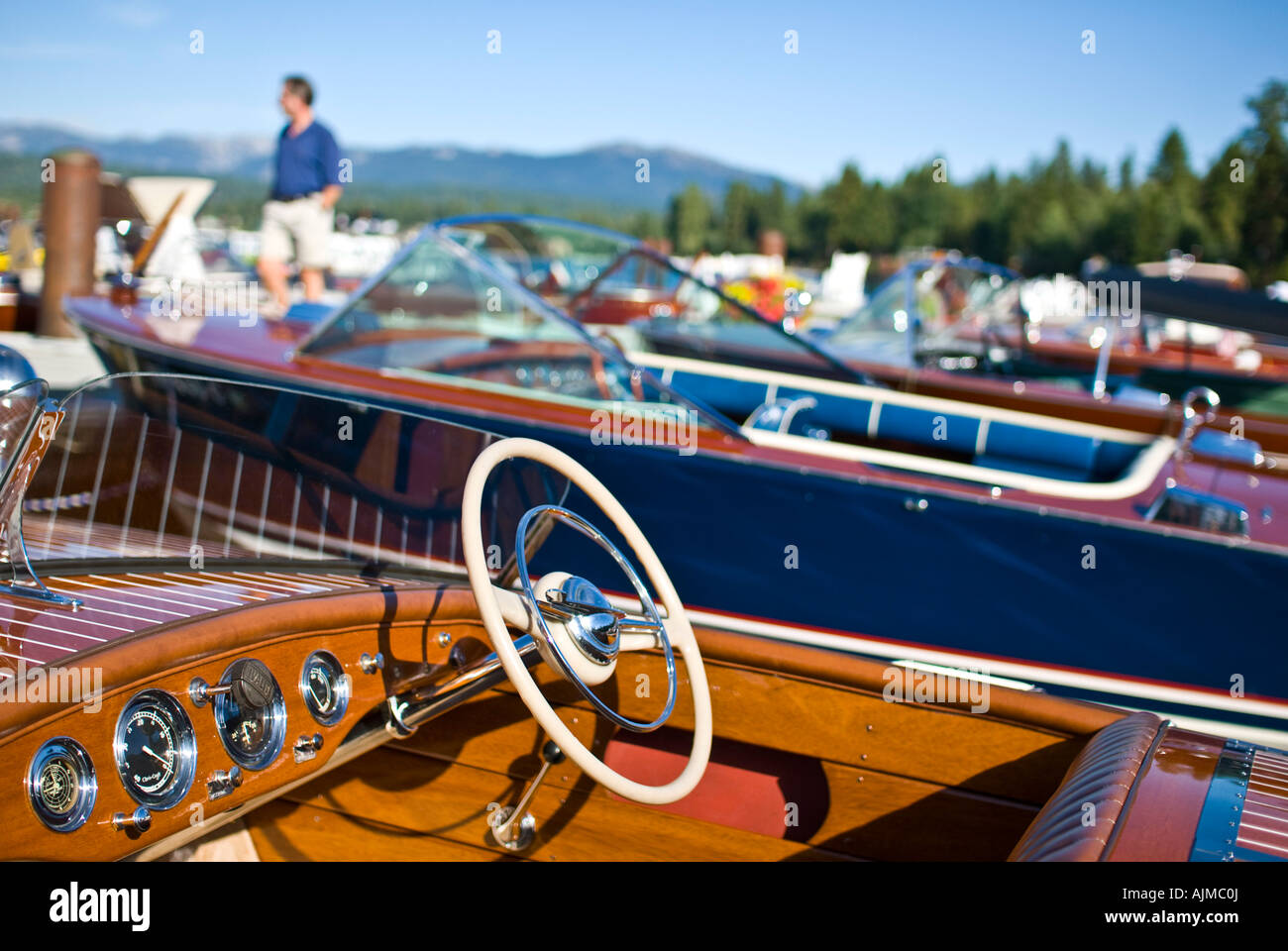 Idaho McCall The wooden boat show happens each summer on beautiful ...
