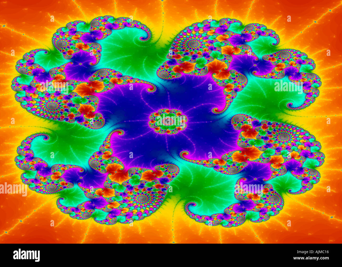 Representation of Complex Mathematical Iteration Stock Photo - Alamy