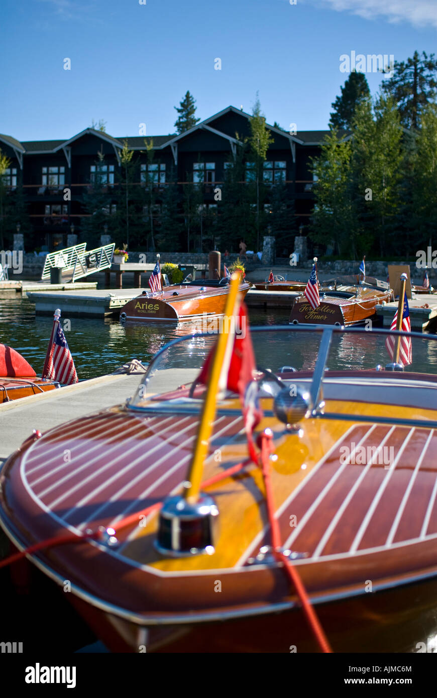 Idaho McCall The wooden boat show happens each summer on beautiful ...