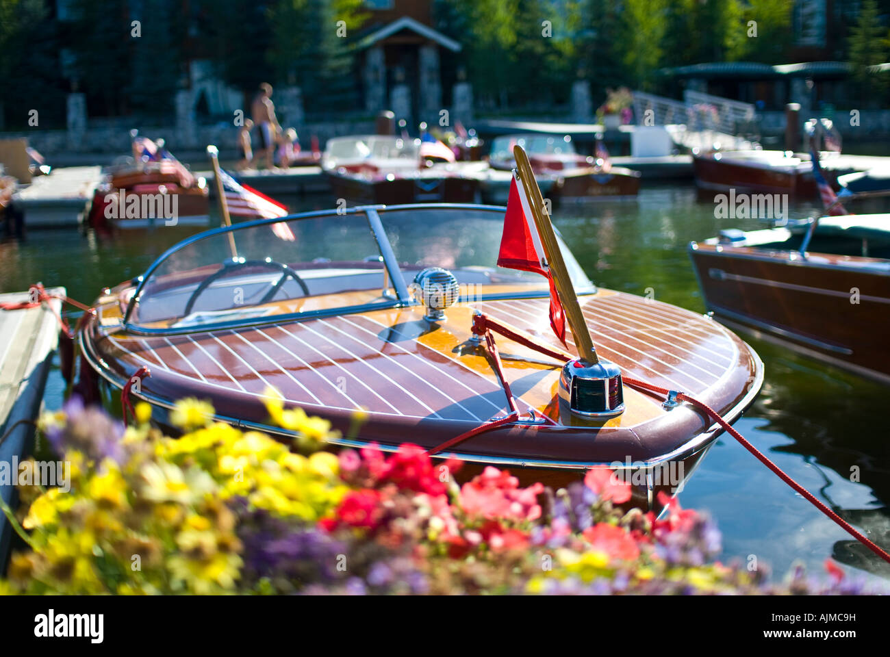 Idaho McCall The wooden boat show happens each summer on beautiful ...