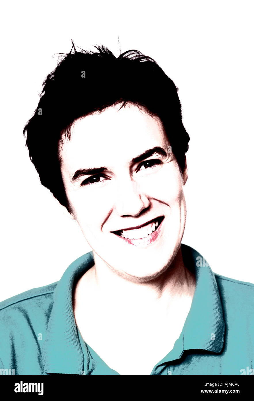 High contrast portrait woman hi-res stock photography and images - Alamy