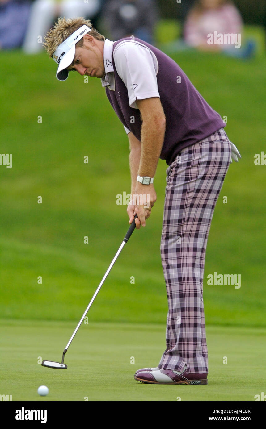 Ian Poulter during the Quinn Direct British Masters Stock Photo - Alamy