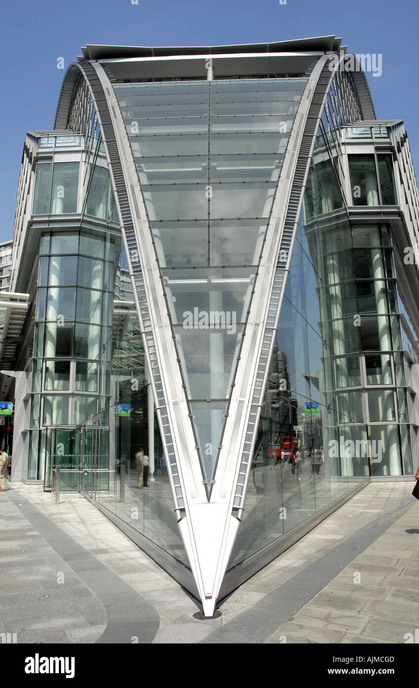 Glazed building in Cardinal Walk Victoria London Stock Photo - Alamy