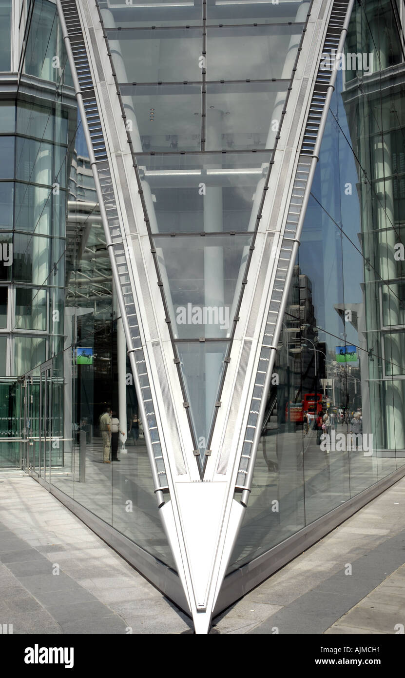 Glazed building in Cardinal Walk Victoria London Stock Photo - Alamy