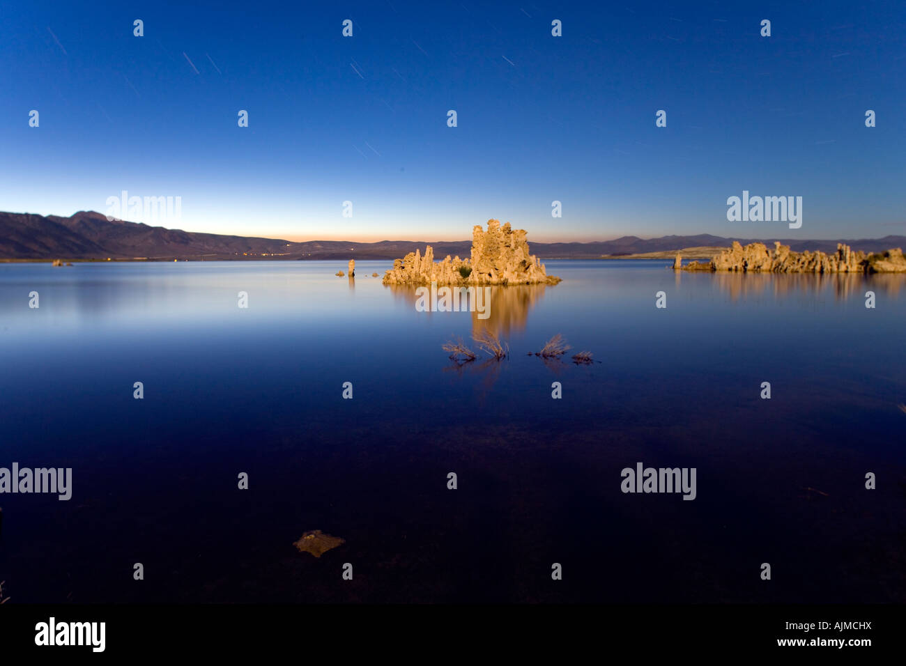 Mono Lake at Night Lee Vining California Stock Photo - Alamy