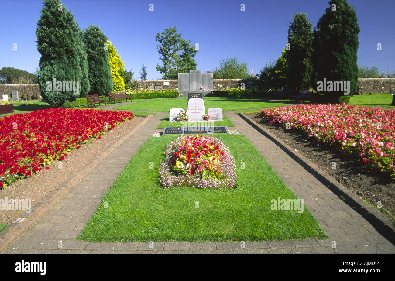 Lockerbie Garden of Rememberance Dryfesdale Graveyard to Lockerbie Air ...