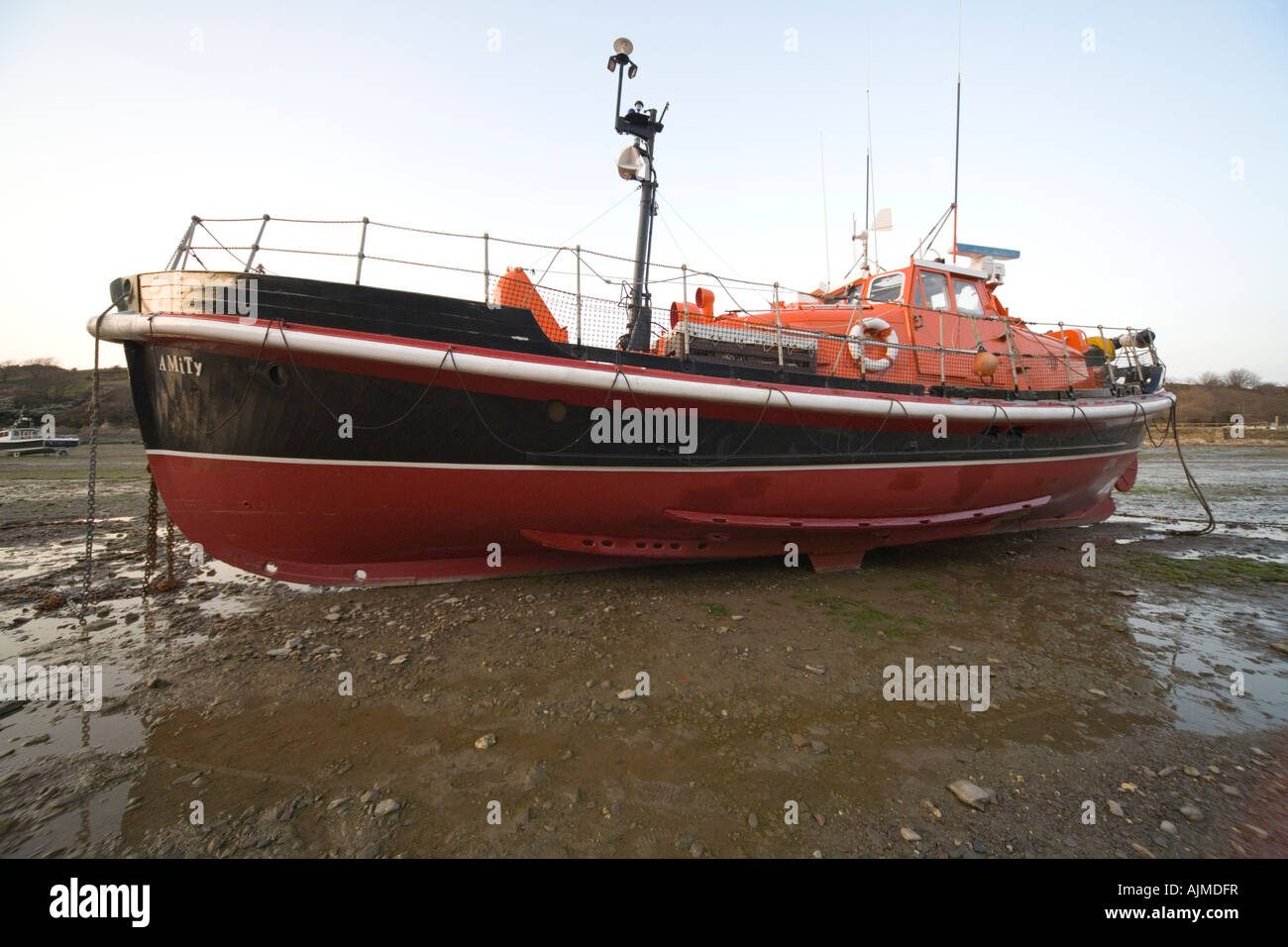 Old Stranded Lifeboat in Watermouth Bay Near Ilfracombe North Devon ...