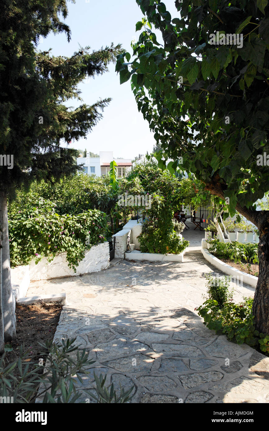 Traditonal Turkish garden, Turkey Stock Photo - Alamy