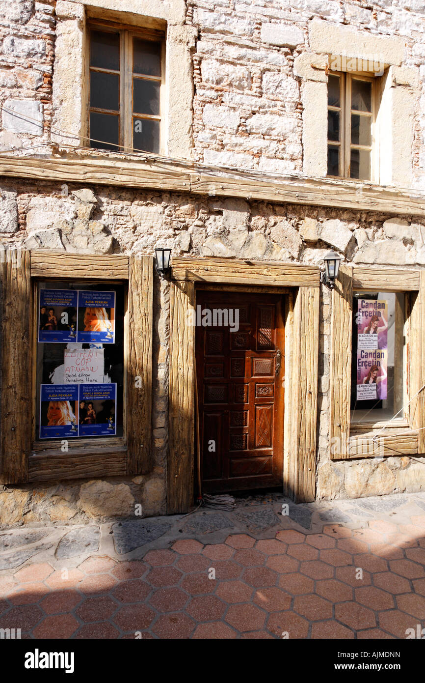 Bodrum old stone shop front Stock Photo - Alamy