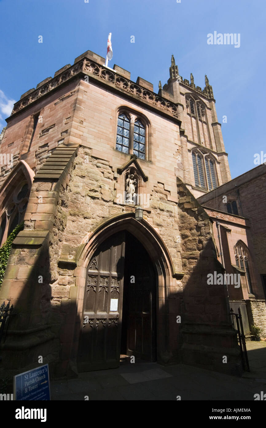 Saint St Laurences church Ludlow Shropshire Stock Photo - Alamy