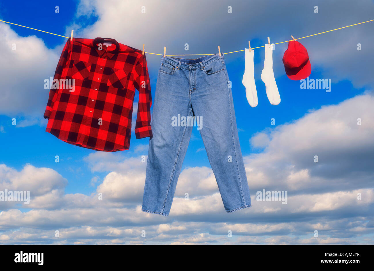 Clothes Hanging On Clothes Line Stock Photo Alamy clothes-hanging-on-clothes-line-stock-photo-alamy