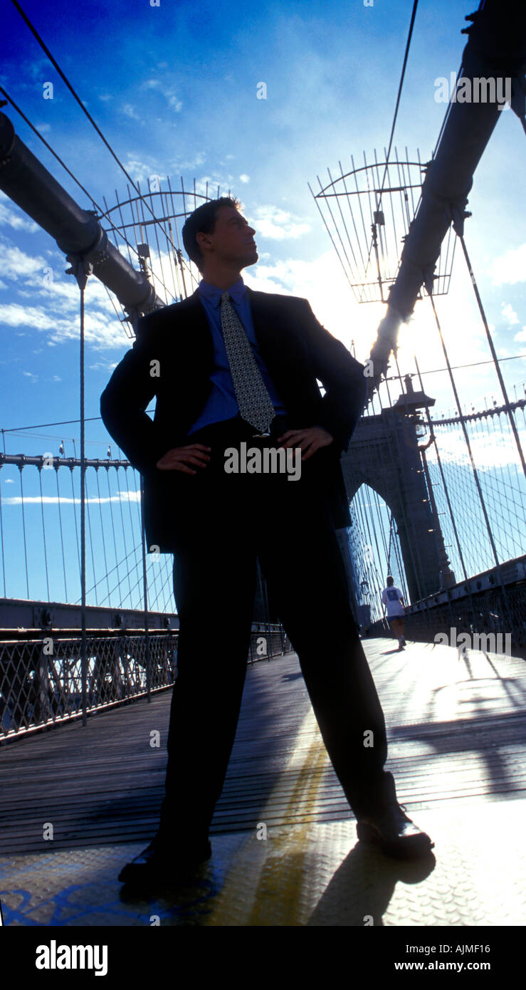 Businessman stood on bridge hi-res stock photography and images - Alamy