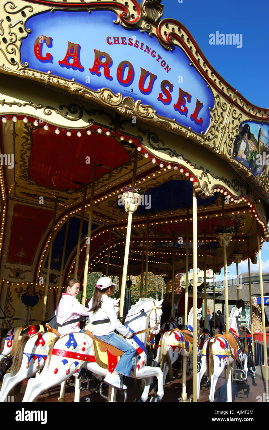 Toytown carousel chessington world adventures hi-res stock photography ...