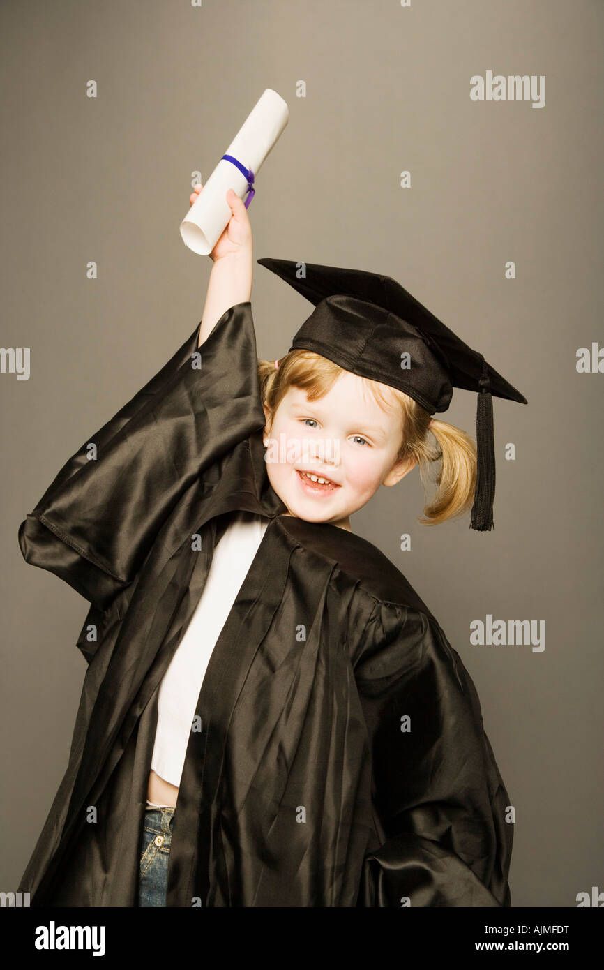 Graduation for young child Stock Photo - Alamy
