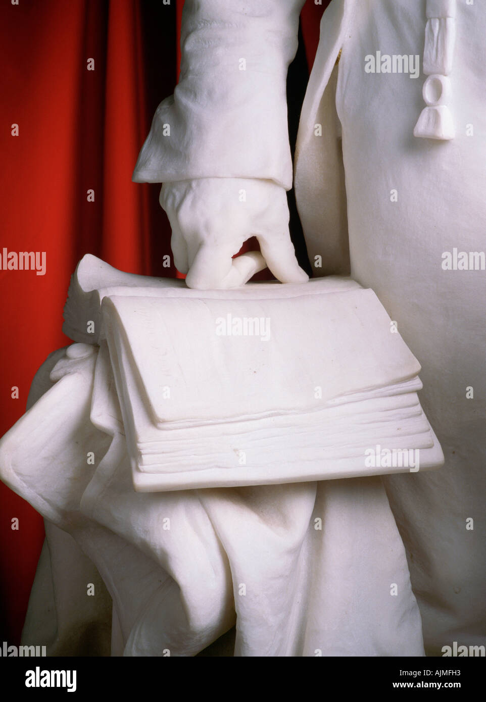 Close up of Founding Fathers statue in Statuary Hall Washington DC ...