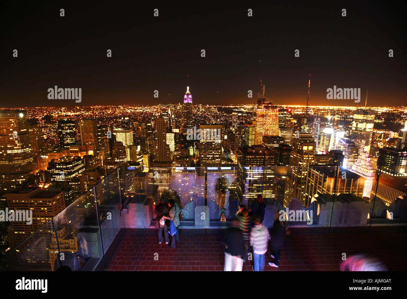View of New York City from top of Rockefeller Building Stock Photo - Alamy