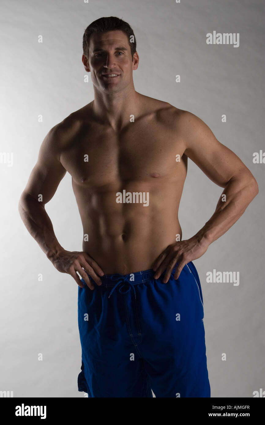 Lean Male Fitness Model