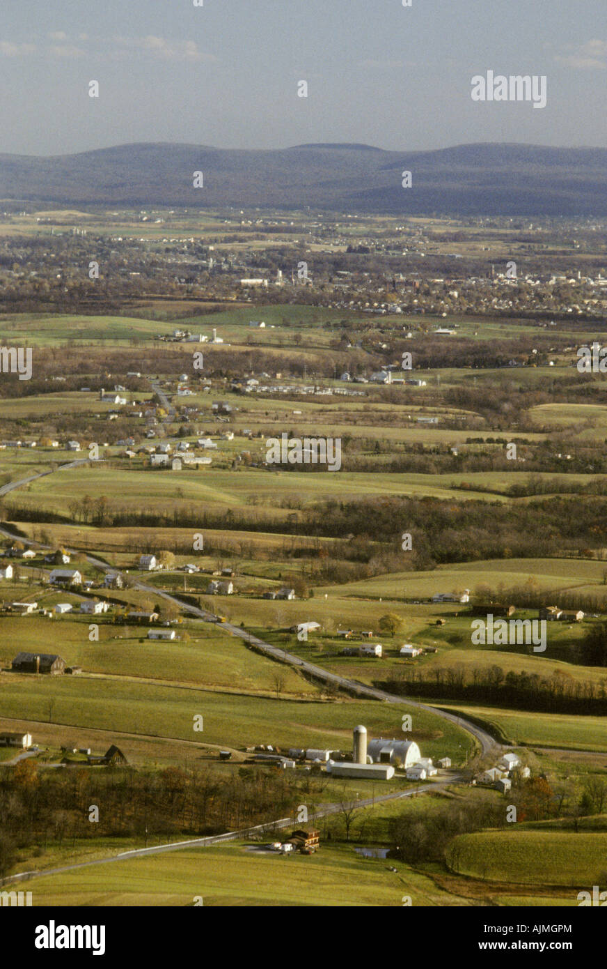 Bucolic farmland scene central PA Pennsylvania Stock Photo - Alamy