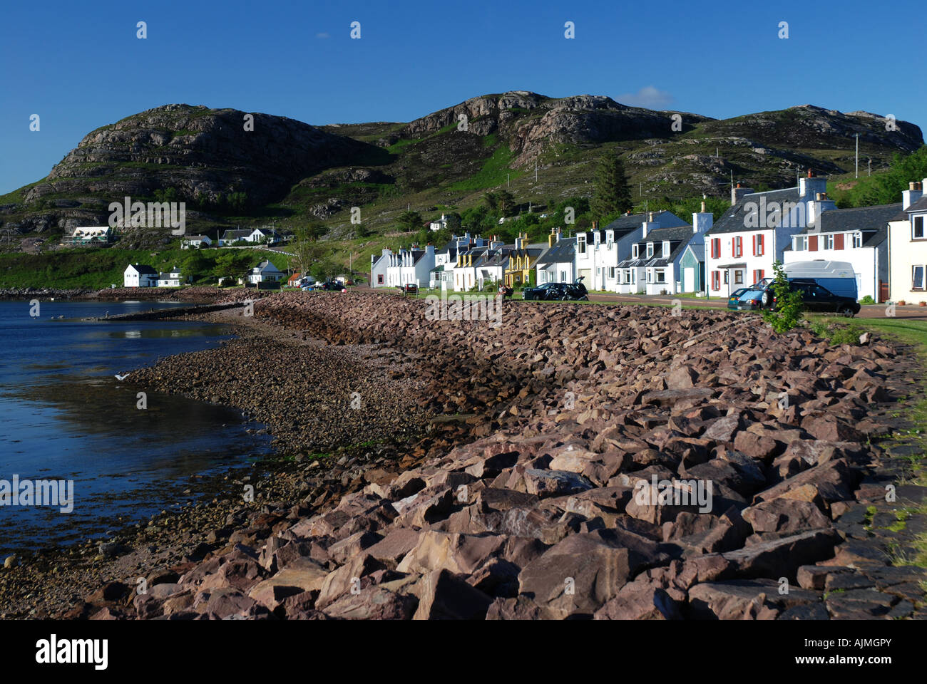 Town Torridon Western Ross Loch Torridon NW Highlands Scotland Stock ...