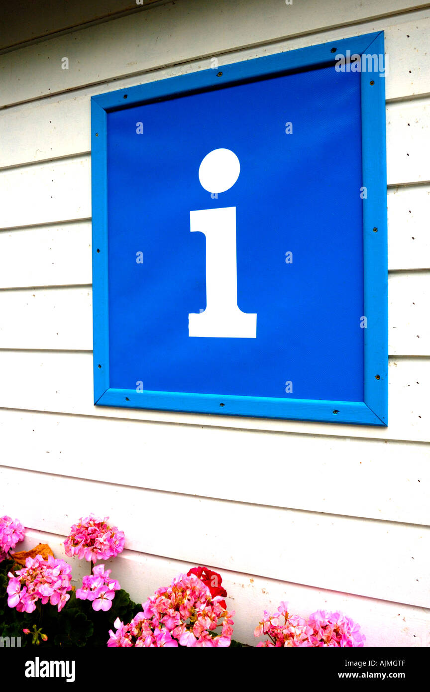 Tourist information point Stock Photo - Alamy