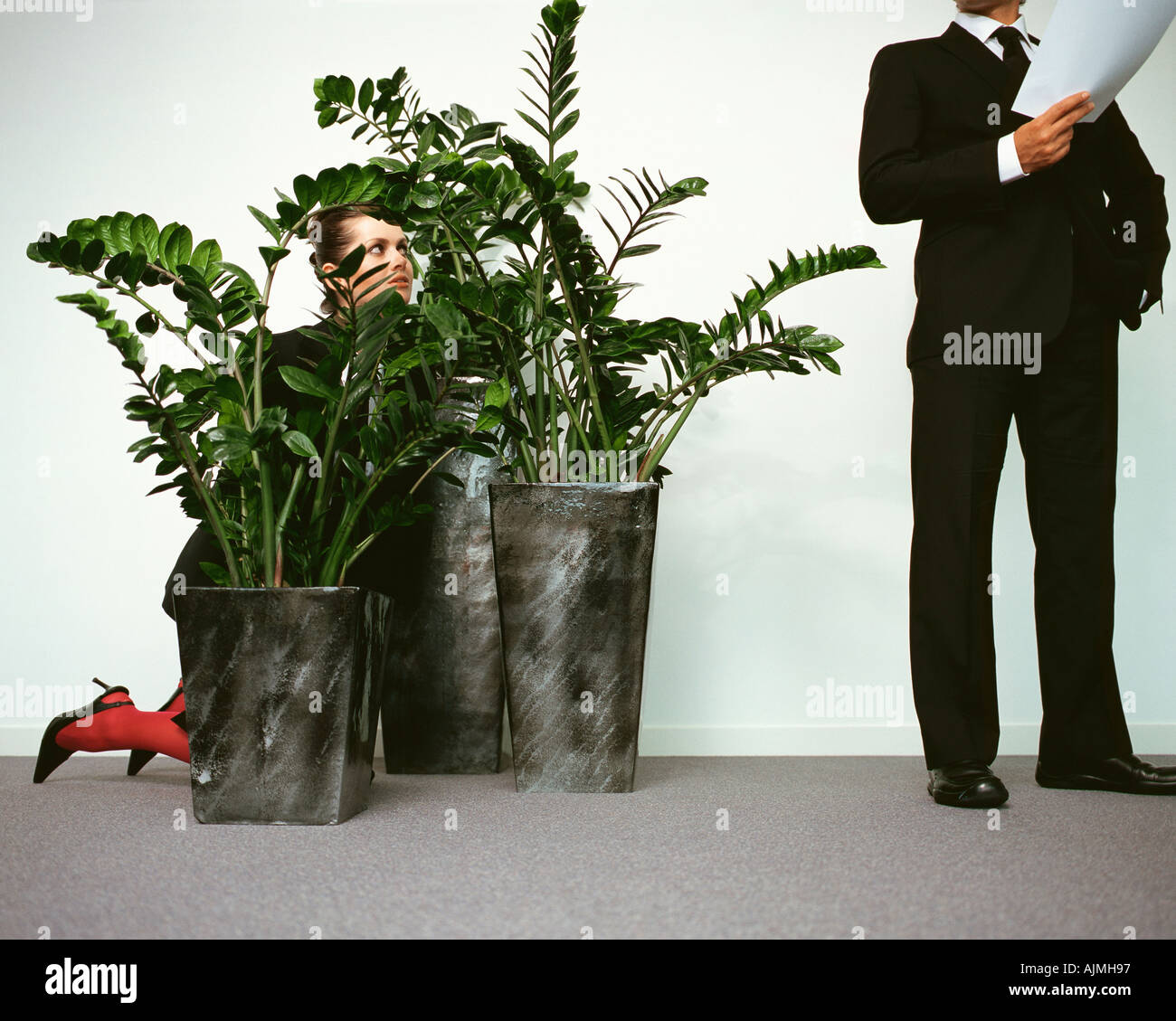 Spying humor hi-res stock photography and images - Alamy