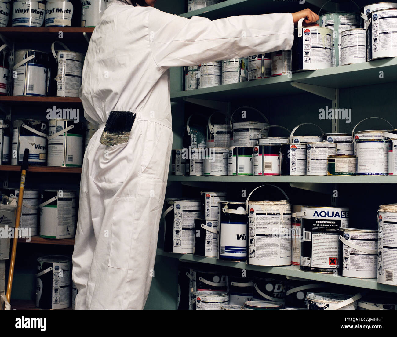 Janitor in paint cupboard hi-res stock photography and images - Alamy