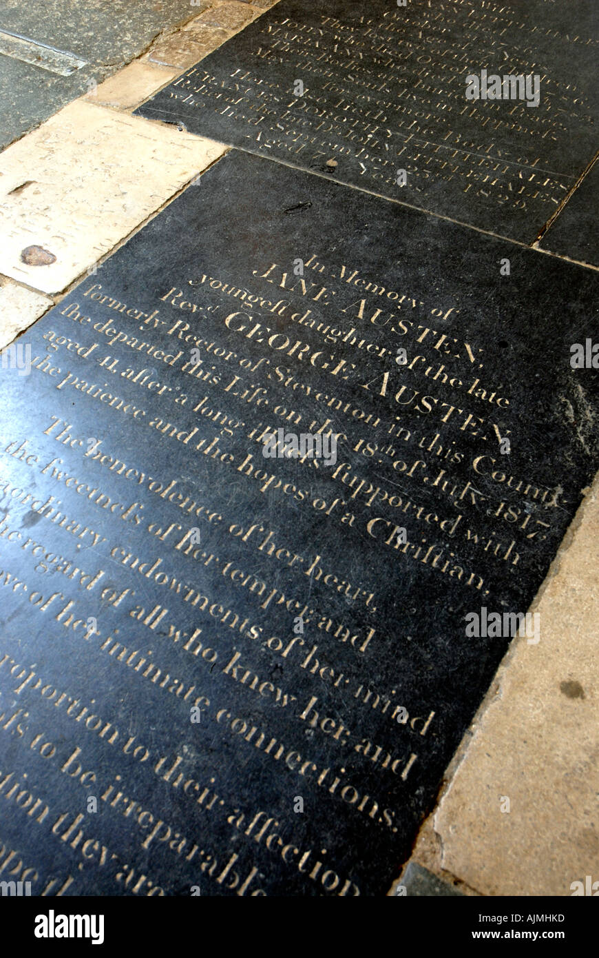 Jane austen gravestone winchester hi-res stock photography and images ...