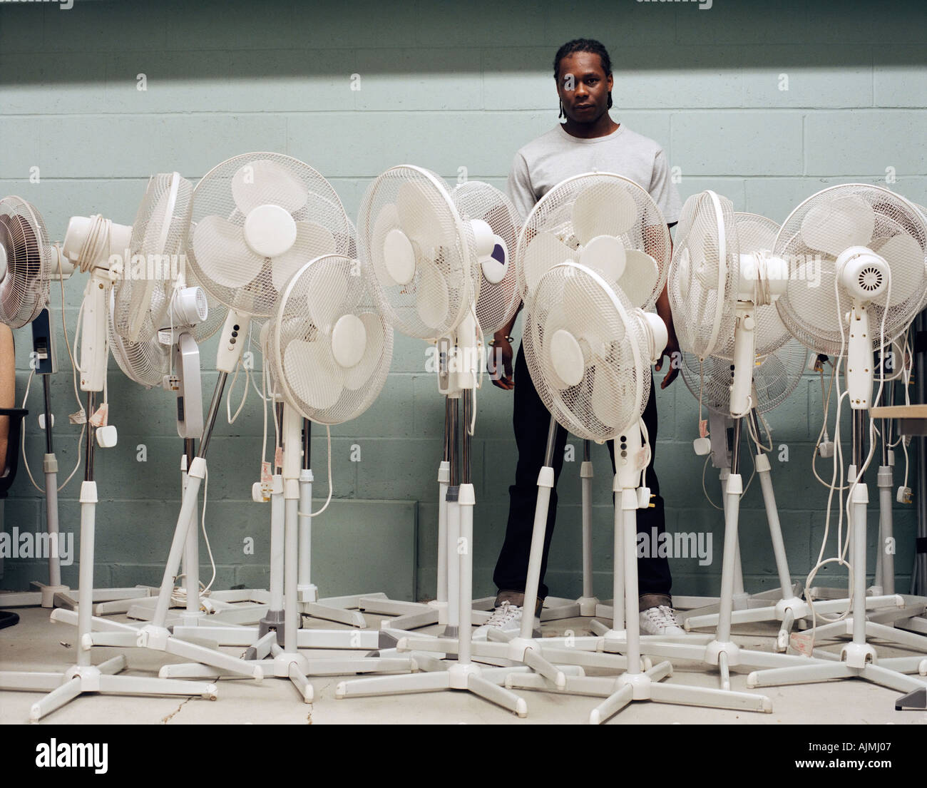 Room Full Of Electric Fans