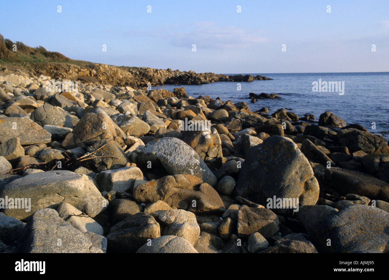 French coast in Morbihan gulf Stock Photo - Alamy