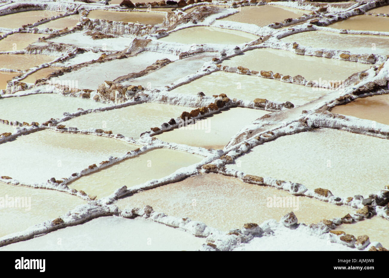 Salt pans at Maras, Sacred Valley Cusco Peru Stock Photo - Alamy