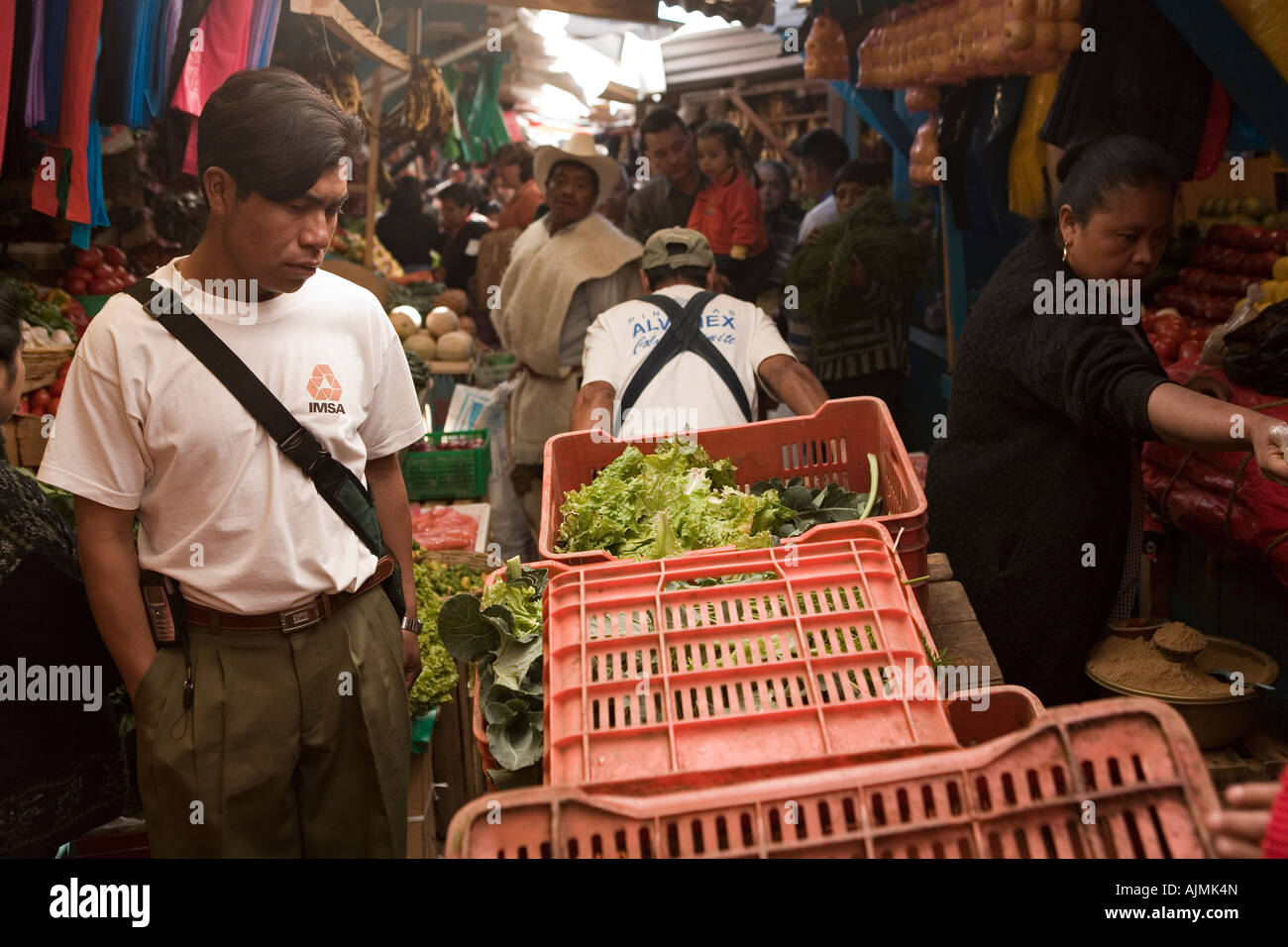 The local indigenous market in San Cristobal de las Casas Chiapas ...
