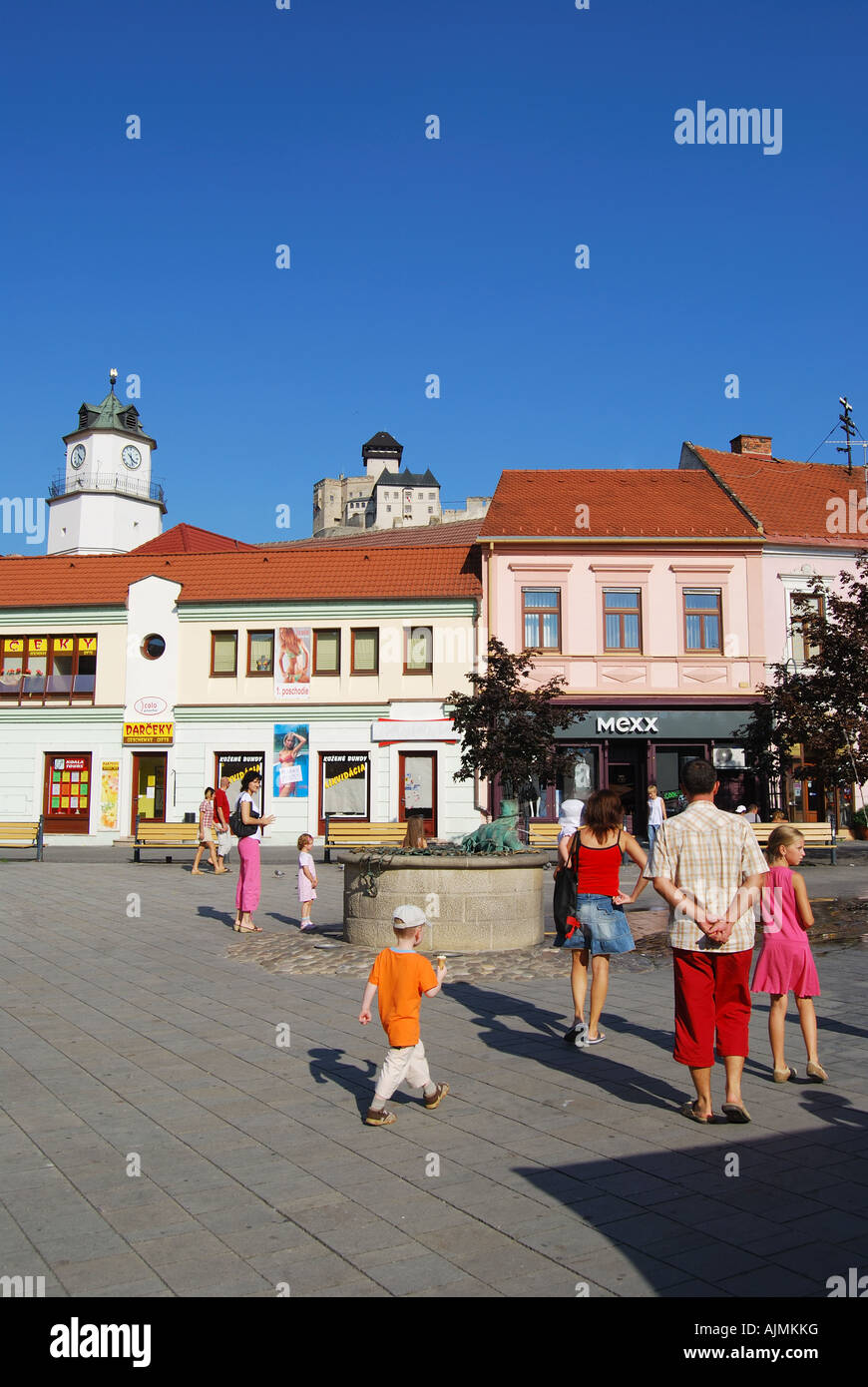 Sturovo Square, Trencin City, Trencin Region, Slovakia Stock Photo - Alamy