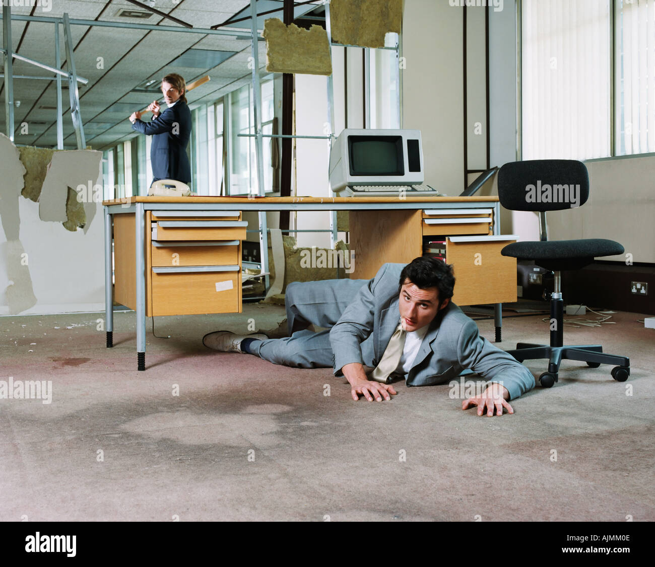 Young businessman baseball bat hi-res stock photography and images - Alamy