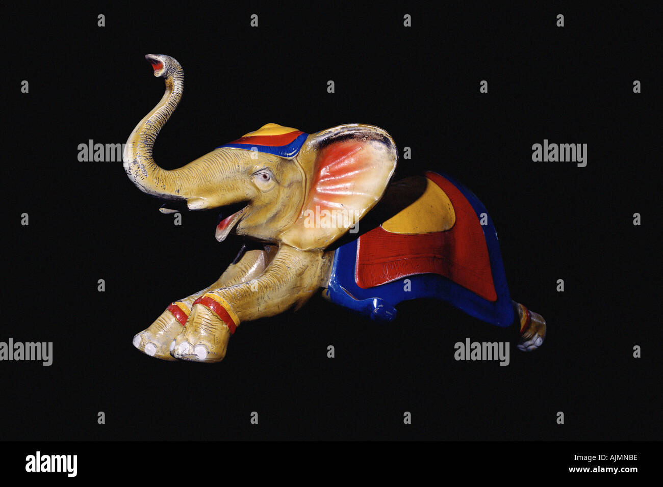 Elephant toy ride for children Stock Photo - Alamy